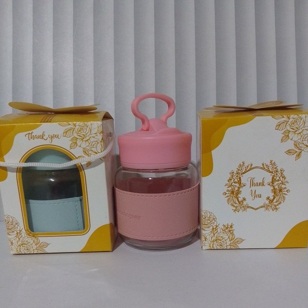 Jual 10 PCS SOUVENIR TUMBLER BOTOL KACA SANDARAN HP KEMAS BOX IVORY ...
