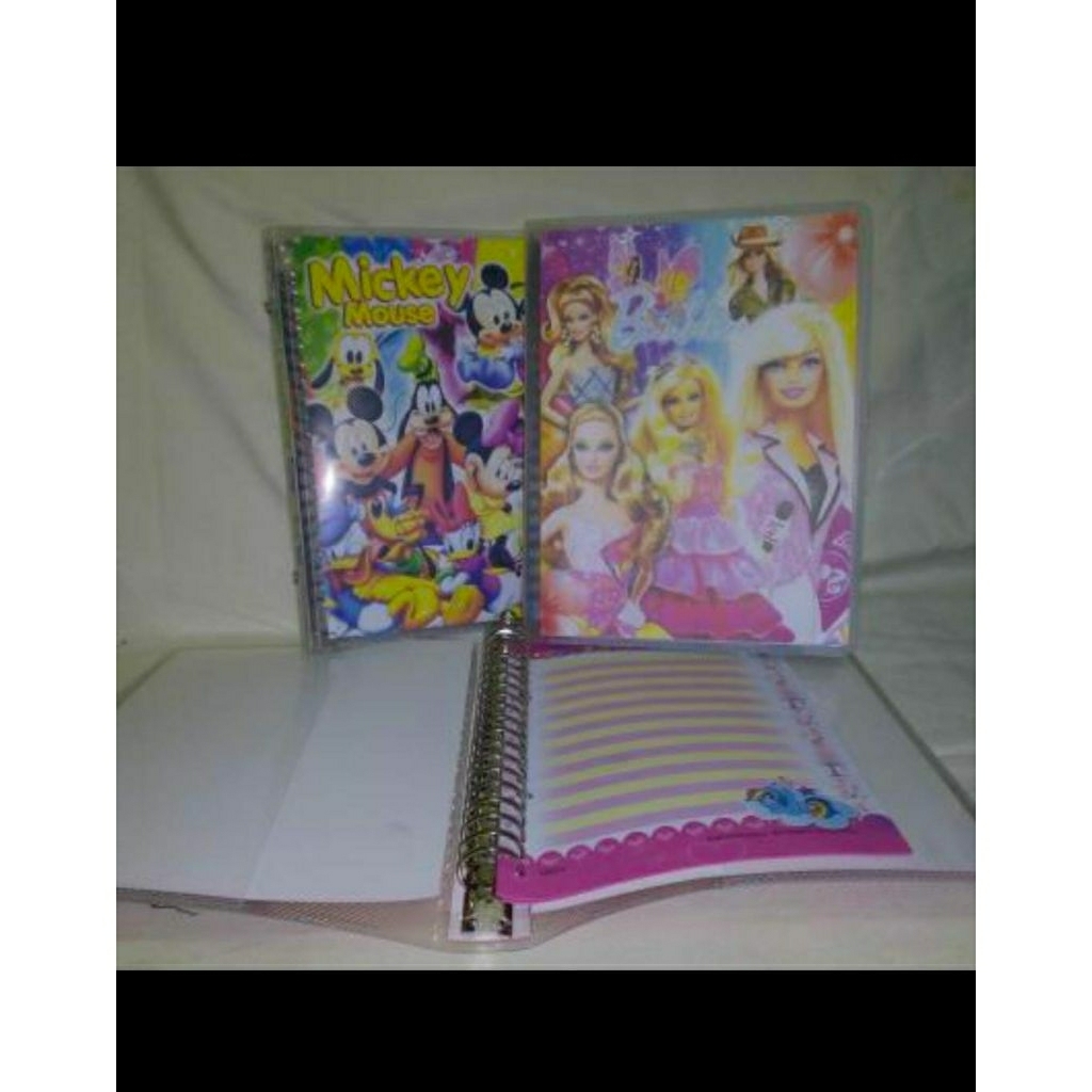 Jual binder note A5 fancy disney princess mickey mouse | Shopee Indonesia