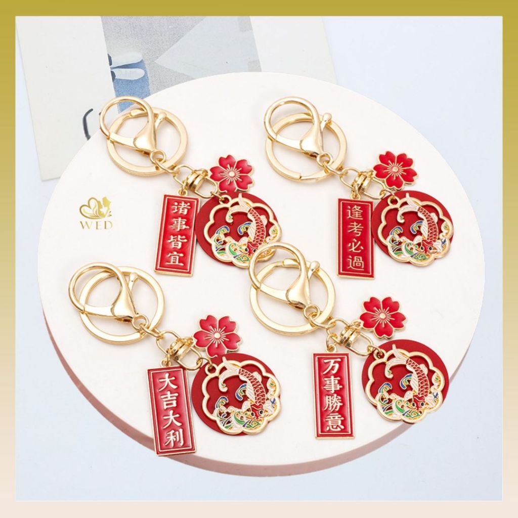 Jual WED Gantungan Kunci Hoki Fish Keberuntungan / Keychain Souvenir ...