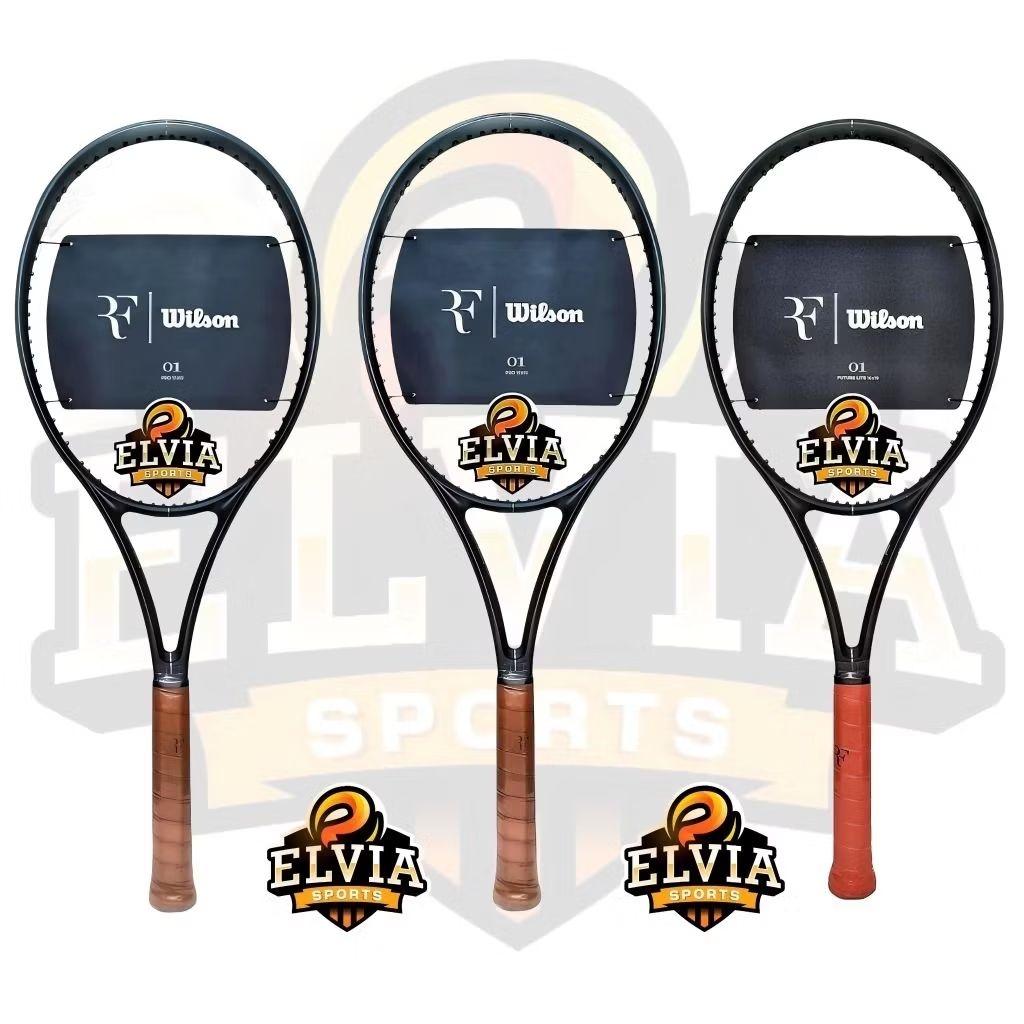 Jual Raket Tenis Wilson RF 01 Series | Tennis Racket Roger Federer Original Black | 300 gram ...