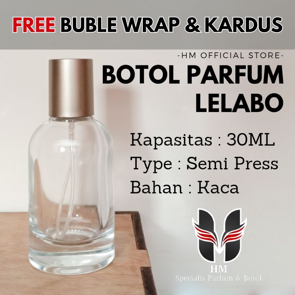 Jual BOTOL PARFUM MURAH LE LABO 30ML SPRAY KACA SEMI PRESS (12PCS) | Shopee Indonesia