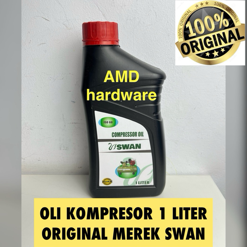 Jual OLI KOMPRESOR ANGIN 1 LITER OIL KHUSUS UNTUK MESIN COMPRESSOR ...