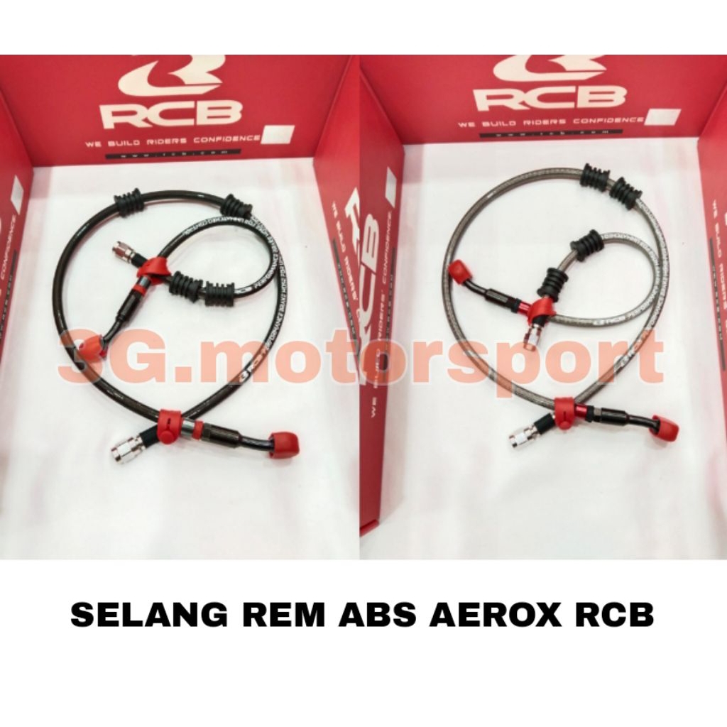 Jual SELANG REM ABS AEROX KOMPLIT RCB/ BRAKE HOSE S SERIES AEROX ABS ...
