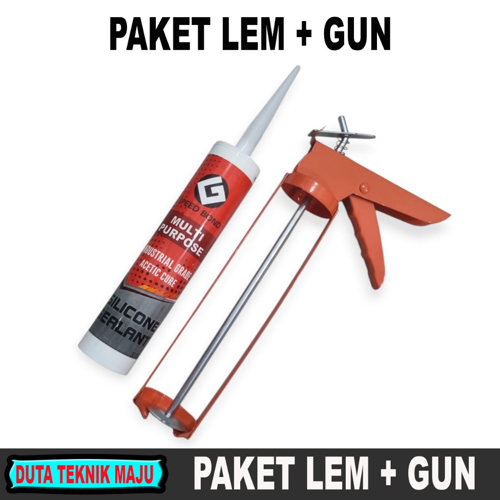 Jual PAKET Tembakan Lem Tulang Besi Tebal / Lem Penyatu Kaca BENING ...