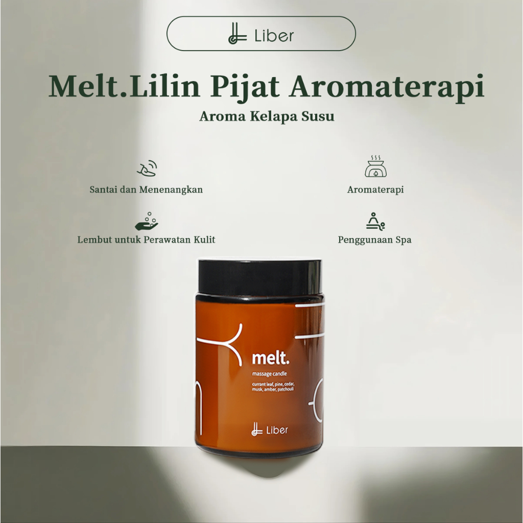Jual Liber Melt Lilin Aromaterapi Massage BPOM - Lilin Aromaterapi & Pijat Aroma Kelapa Tropis ...