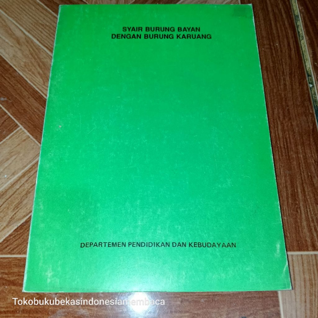 Jual BUKU SYAIR BURUNG BAYAN DENGAN BURUNG KARUANG | Shopee Indonesia