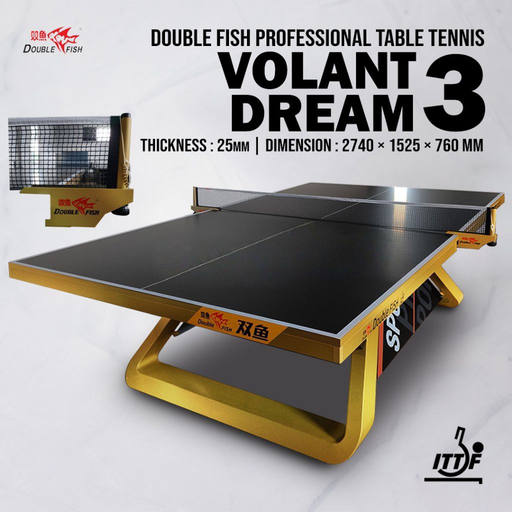 Jual MEJA PINGPONG DOUBLE FISH VOLANT DREAM 3 ORIGINAL | Shopee Indonesia