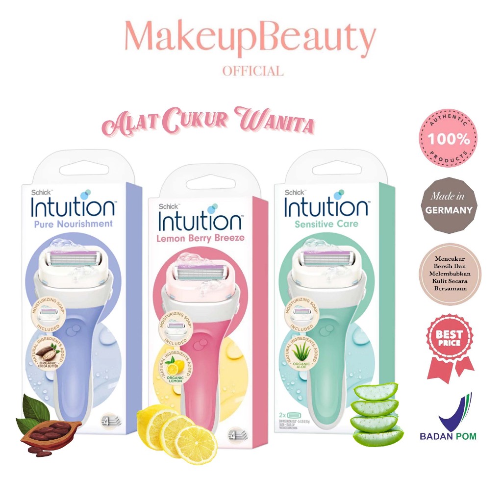 Jual SCHICK Intuition - Perfect Touch | Lemon Berry Breeze | Pure ...