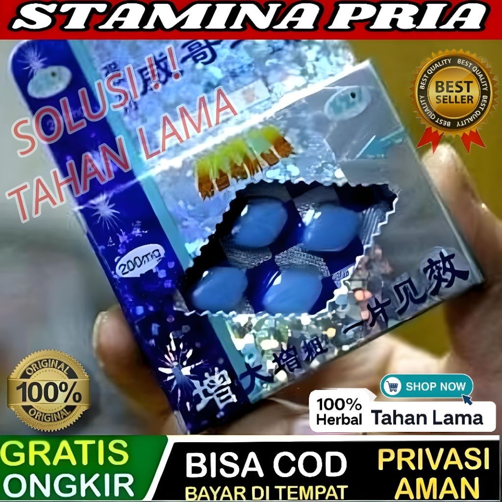 Jual HERBAL STAMINA PIL BIRU CHINA OBAT KUAT TRADISIONAL ASLI ORIGINAL - OBAT PRIA TAHAN LAMA ...