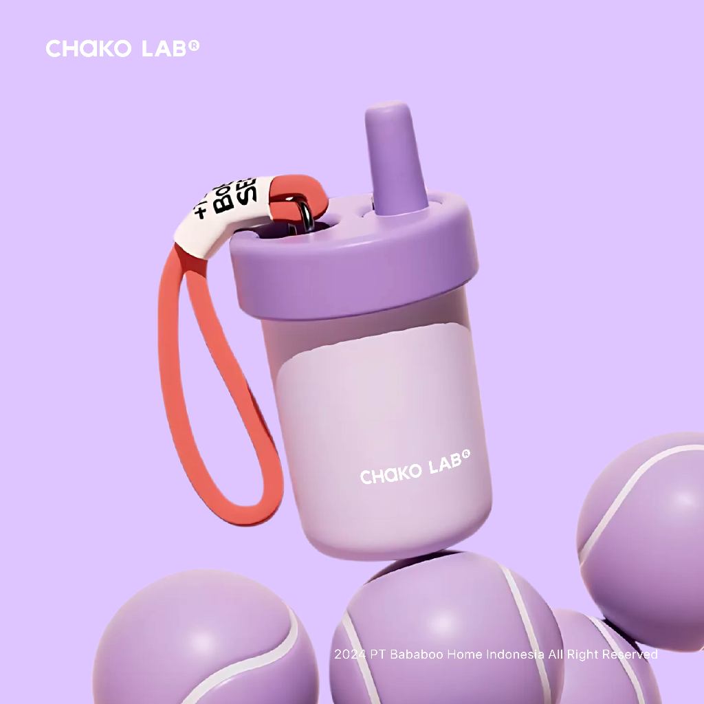 Jual CHAKO LAB Bobo Vacuum Cup Insulated Thermos 485ml - Pastel Purple ...