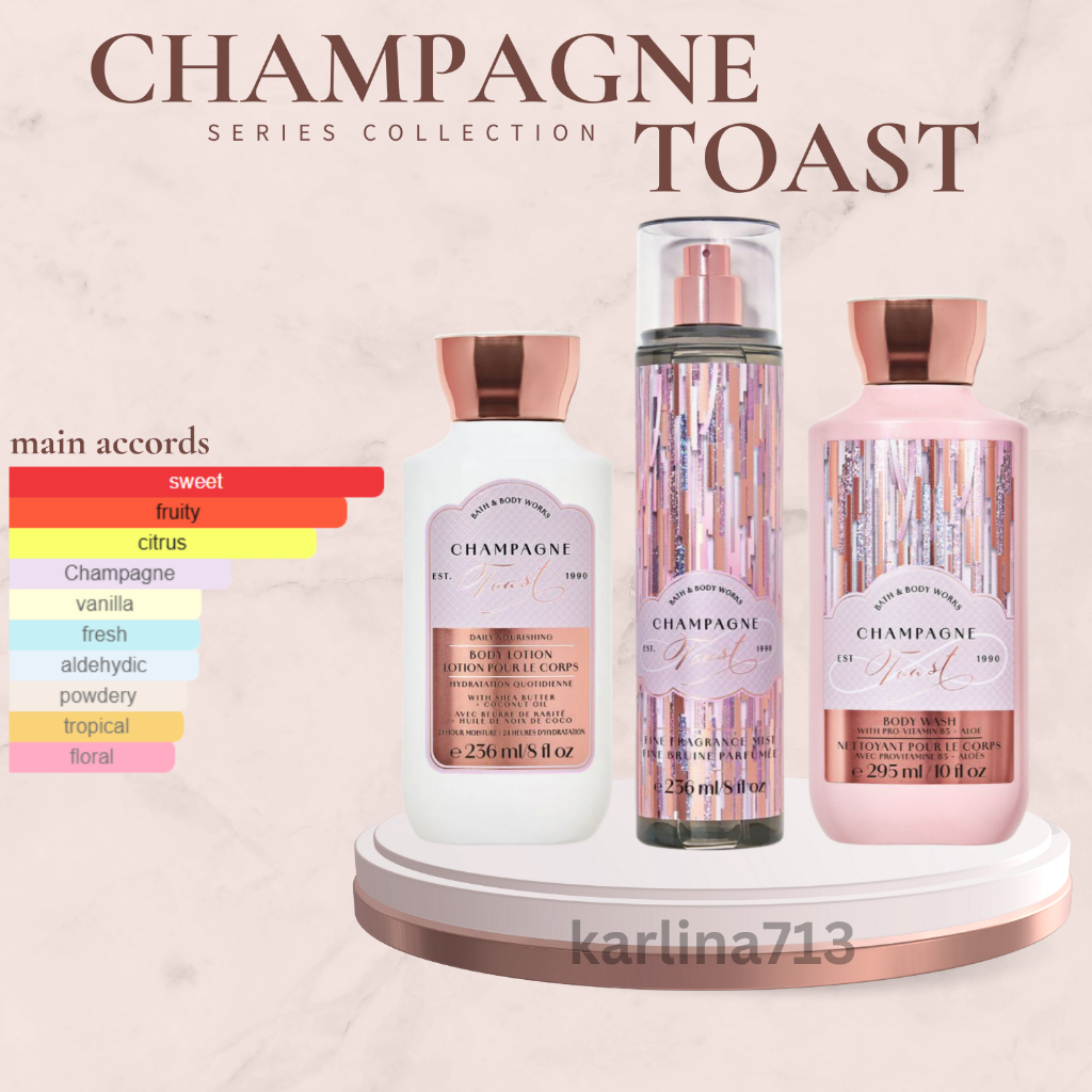 Jual BBW Champagne Toast Series ( Mist - Lotion - Body Butter - Shower ...