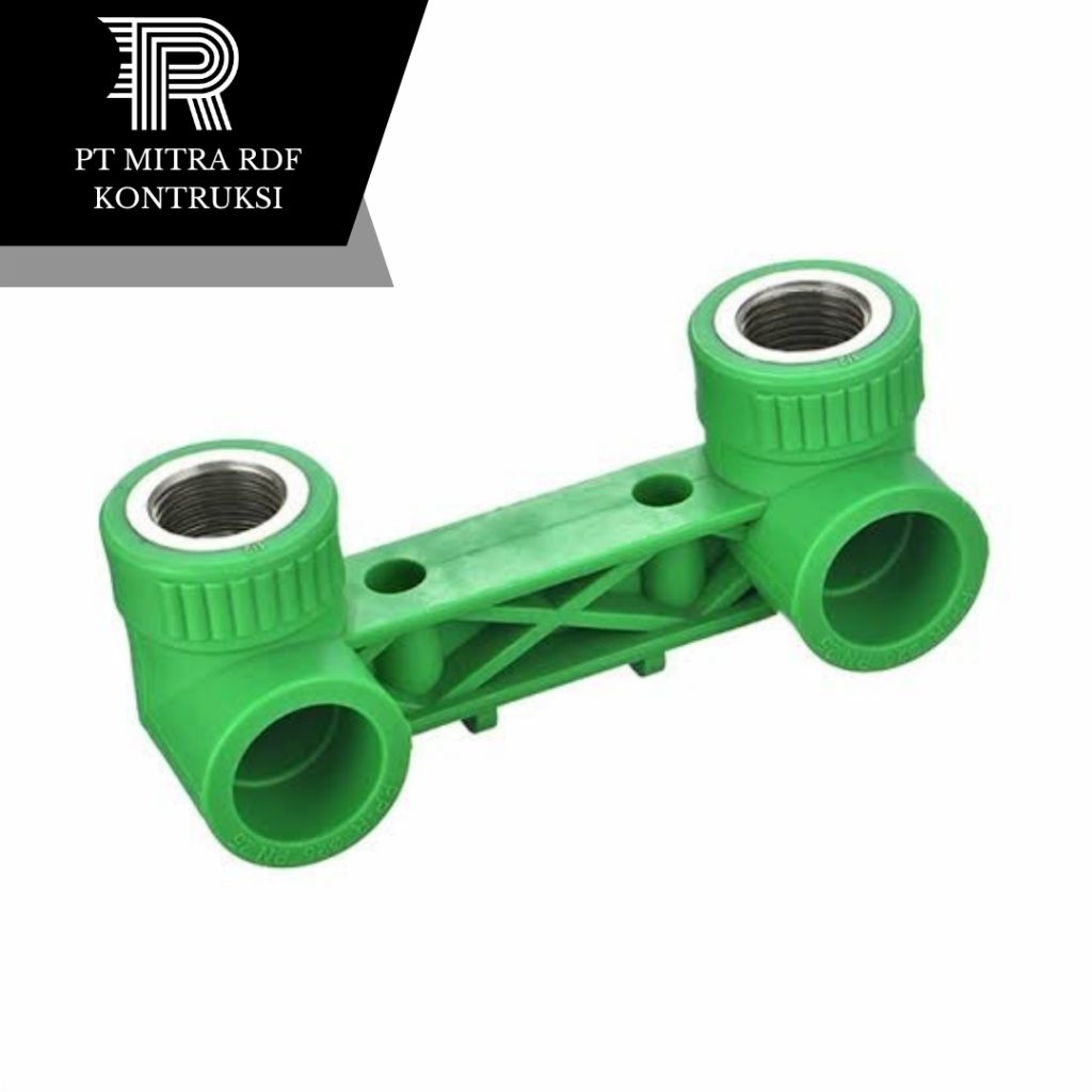 Jual [ COD ] RDF Double Female Elbow pipa PPR ukuran 1/2" Produk dengan ...