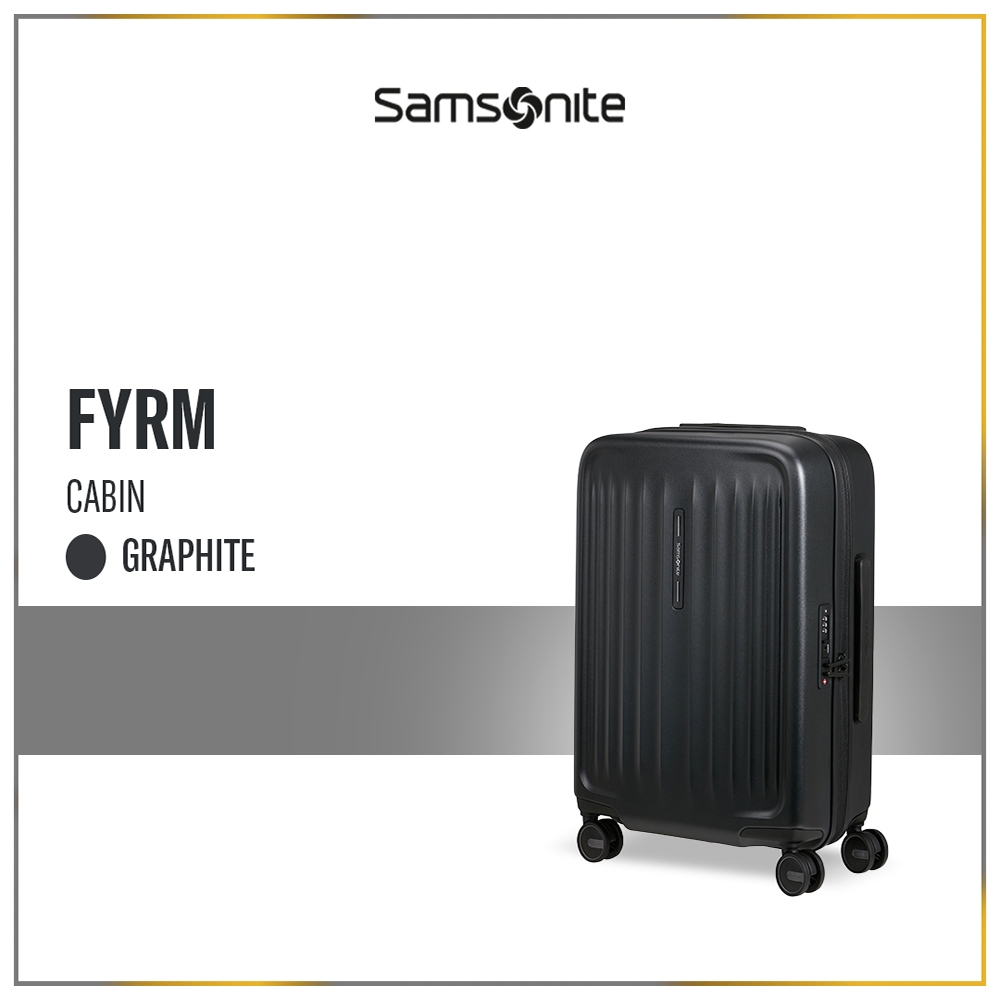 Jual Samsonite Koper Hardcase Fyrm Spinner Cabin 20 Inch Exp - Graphite ...