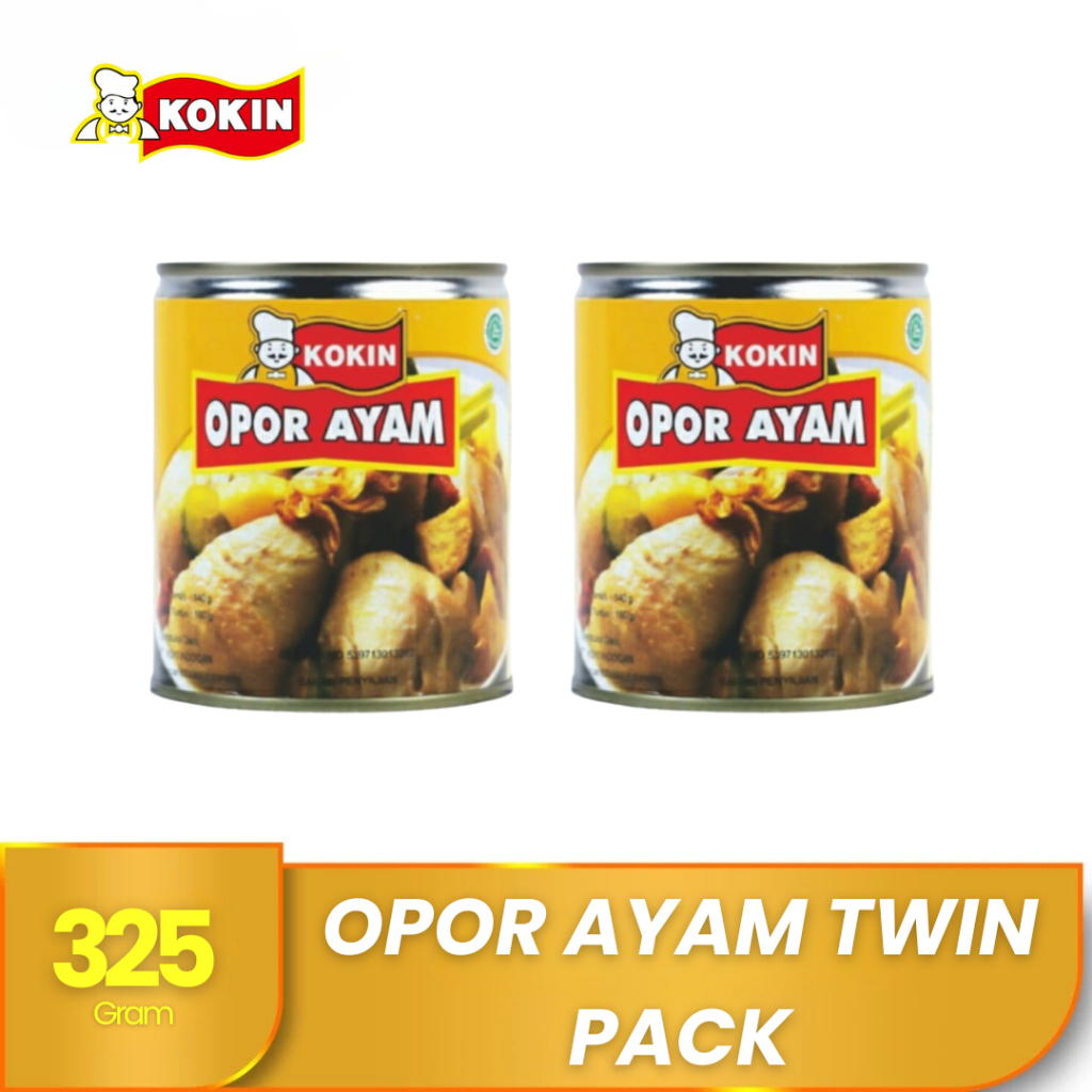 Jual KOKIN Opor Ayam Makanan Kaleng Instan Siap Saji Twin Pack Halal ...