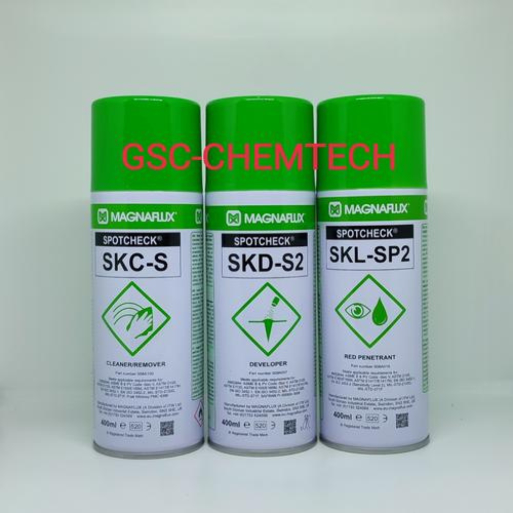 Jual Magnaflux Spotcheck Cleaner, Developer & Red Penetrant (400ML ...