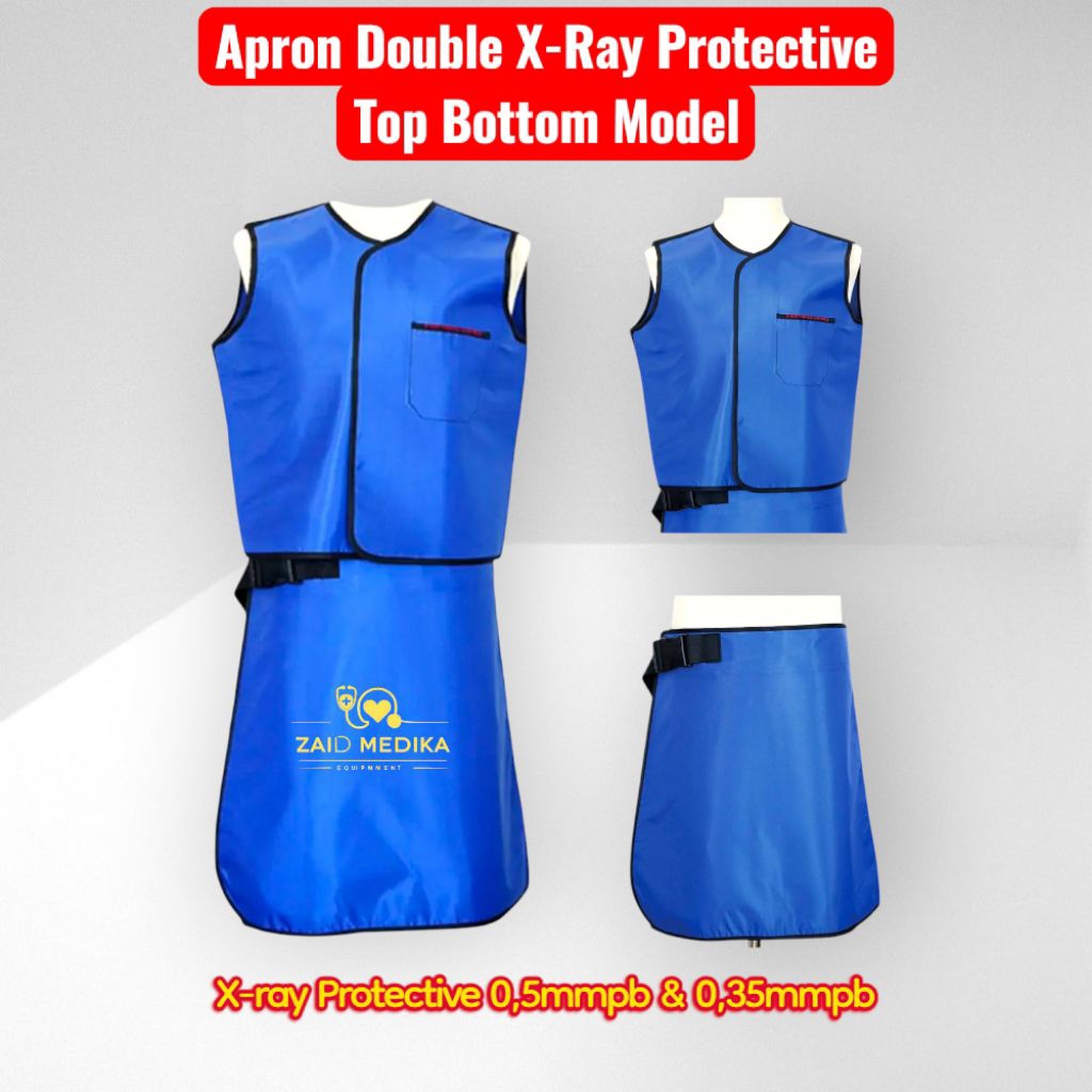 Jual Apron Double X-Ray Protective Top Bottom Model 0,5mmpb/ Apron ...