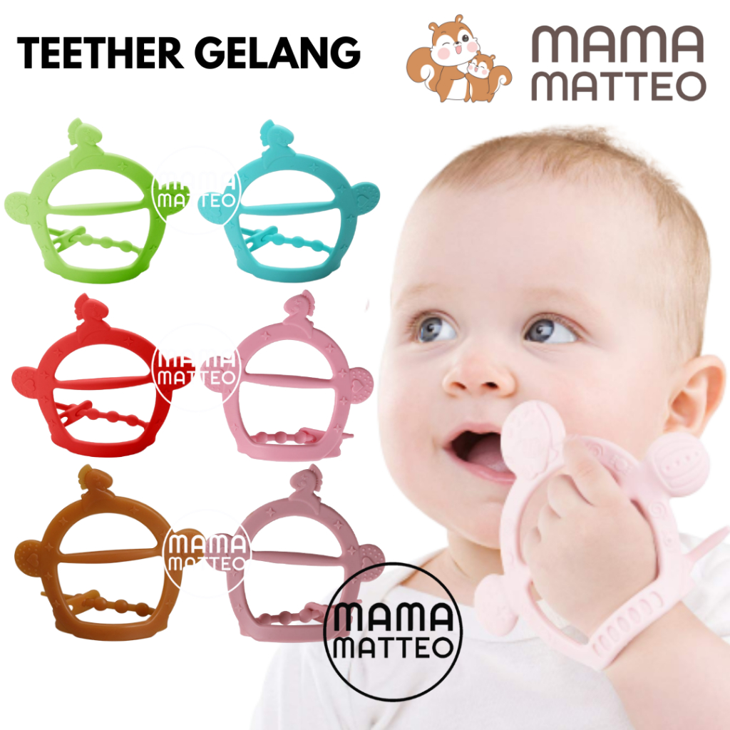 Jual TEETHER Gelang Bayi SIlikon / Bahan Food Grade Silicone / Gigitan ...