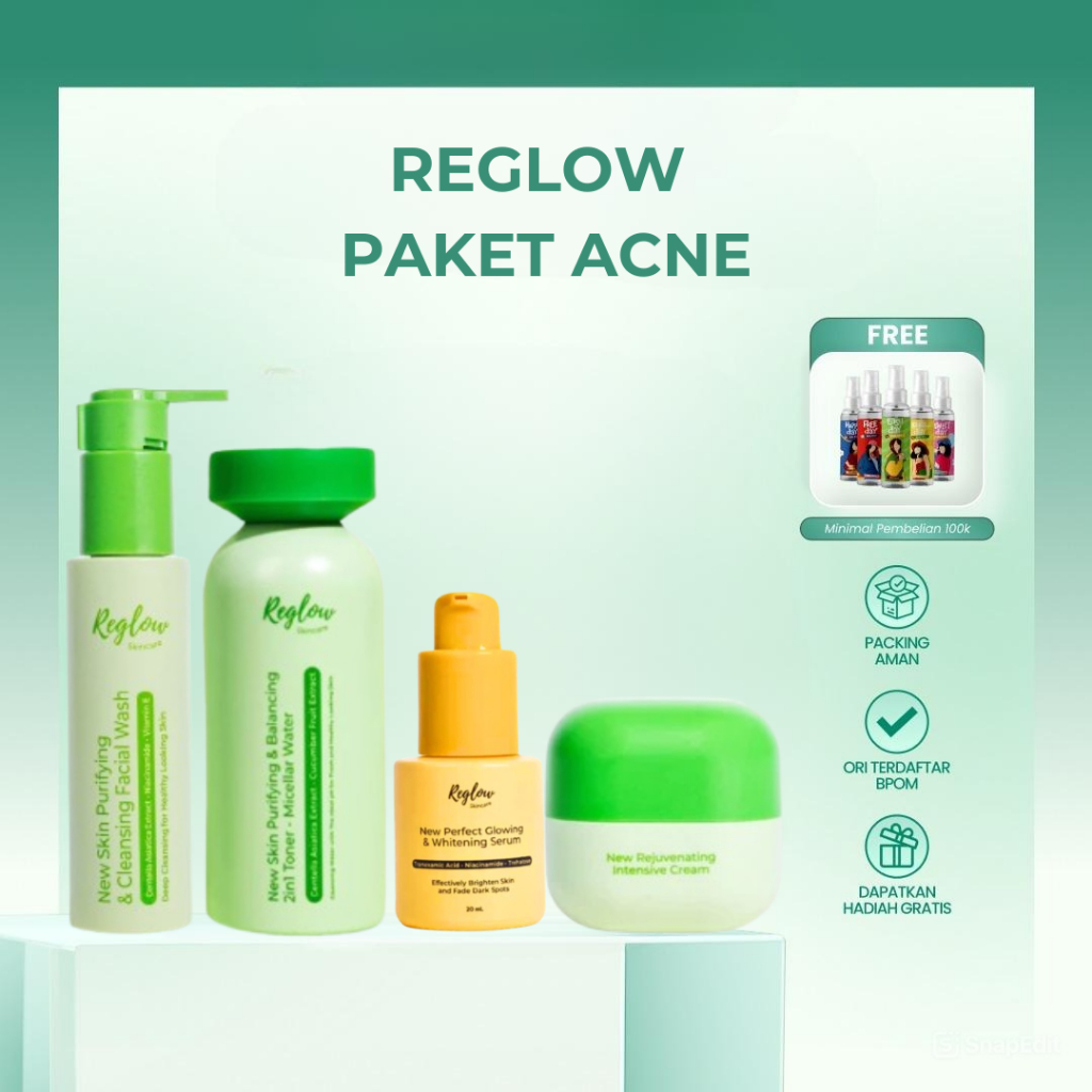 Jual REGLOW SKINCARE ORIGINAL - REGLOW BEAUTY SKINCARE 100% BPOM UNTUK ...