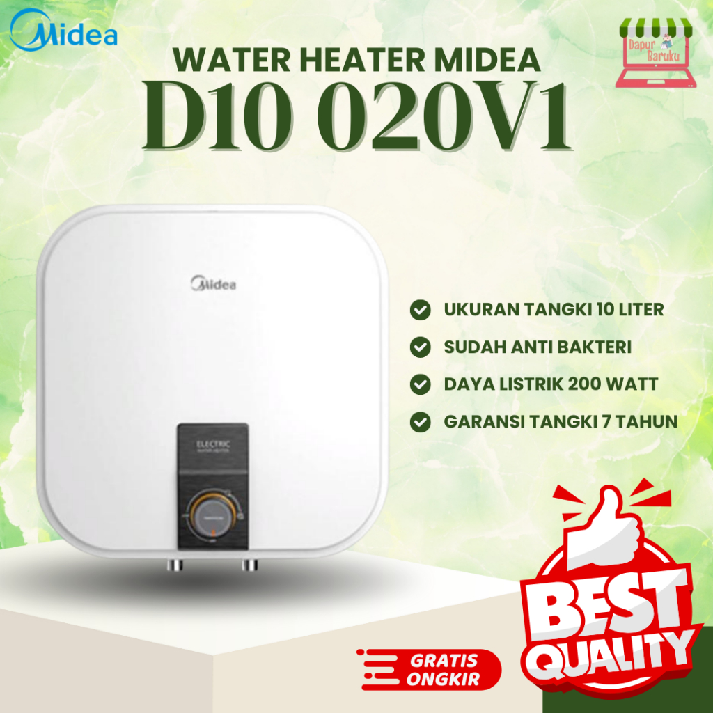 Jual Midea WATER HEATER D10 020V1 / D10-02V1 Luxury Series | Shopee ...