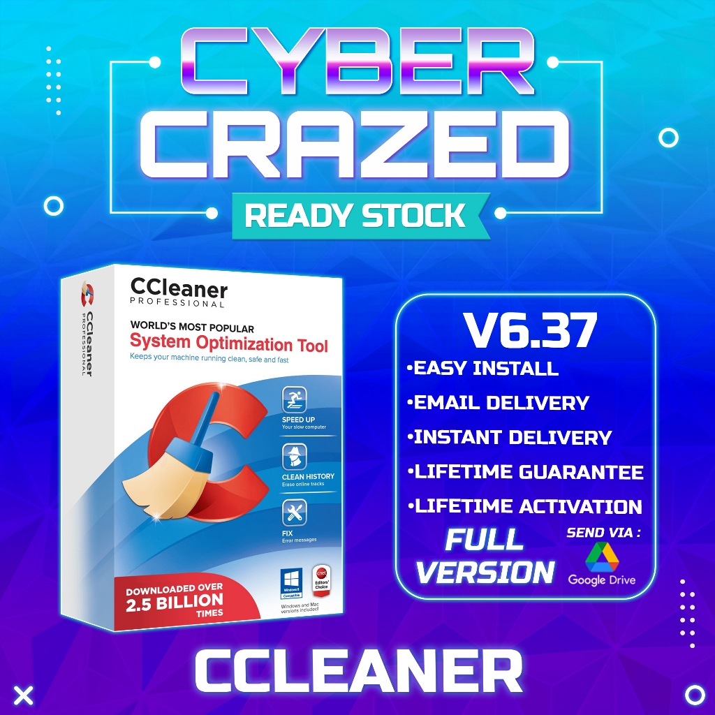 Jual CCleaner Pro 6.37.11523 Full Version (Versi Terbaru) | Shopee ...