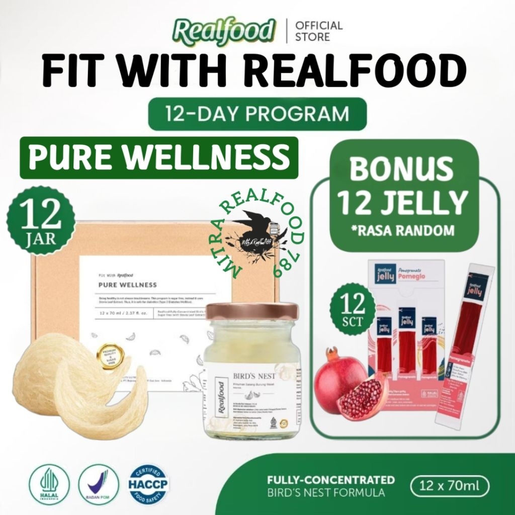Jual Realfood Pure Wellness 6 Botol & 12 Botol Bonus Jelly ( Minuman ...
