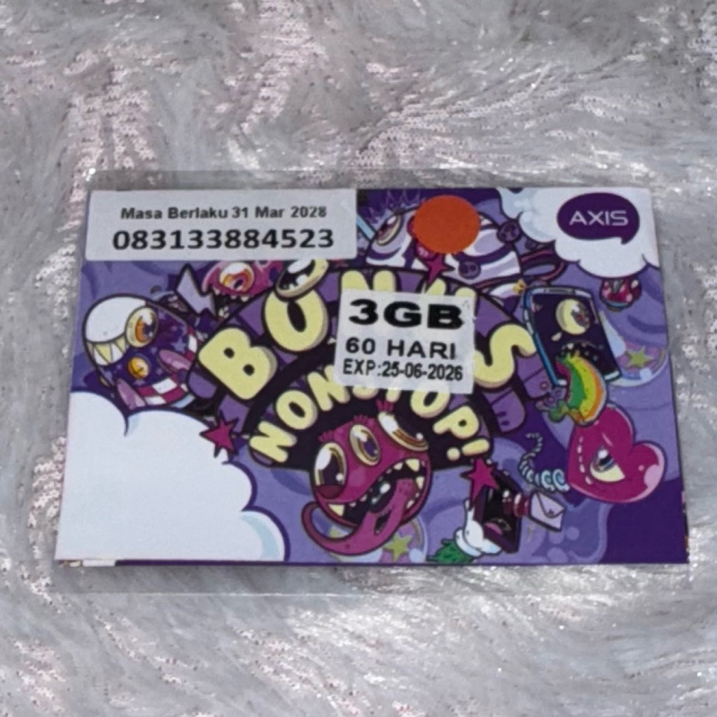 Jual Kartu Perdana Axis 3GB (Exp Juni 2026) | Shopee Indonesia