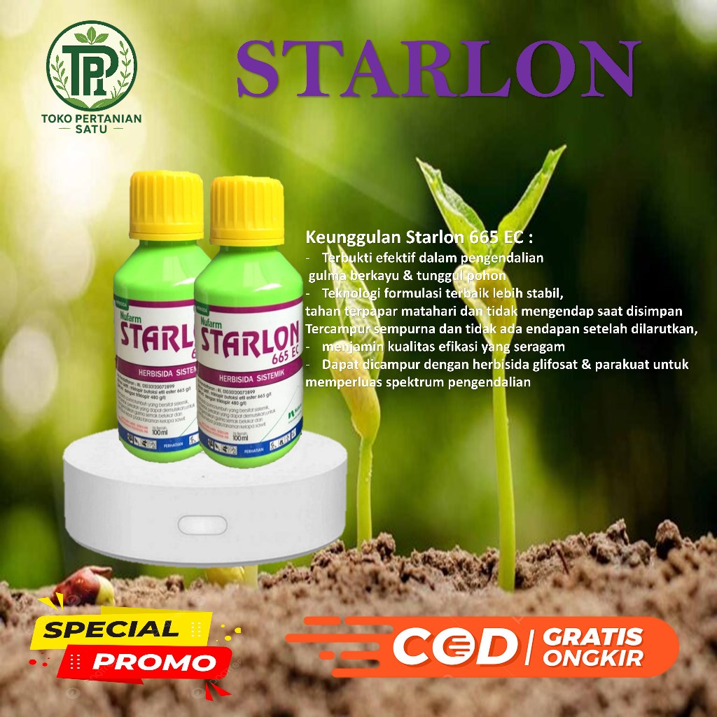 Jual Starlon herbisida, obat pembasmi pohon dan akar, racun pohon-toko ...