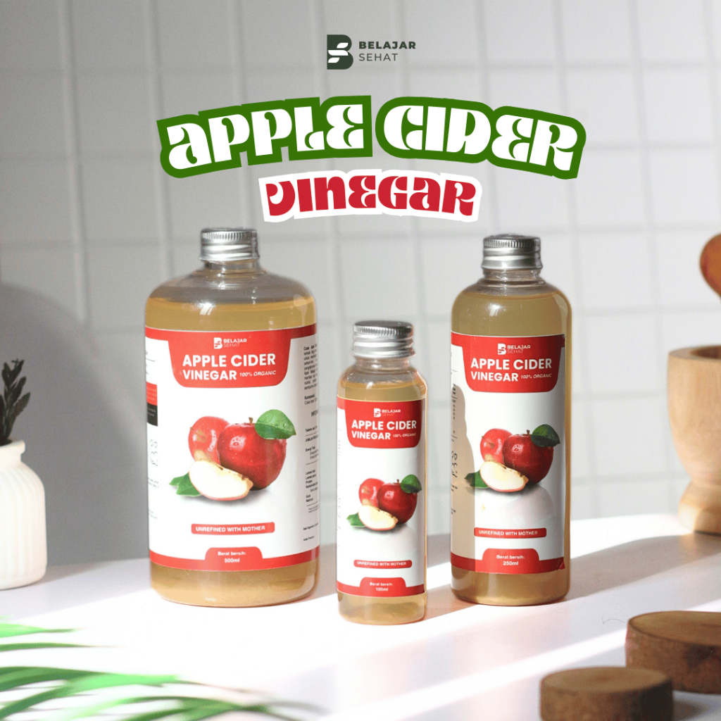 Jual BELAJAR SEHAT - Cuka Apel 250Ml Natural Apple Cider With The ...