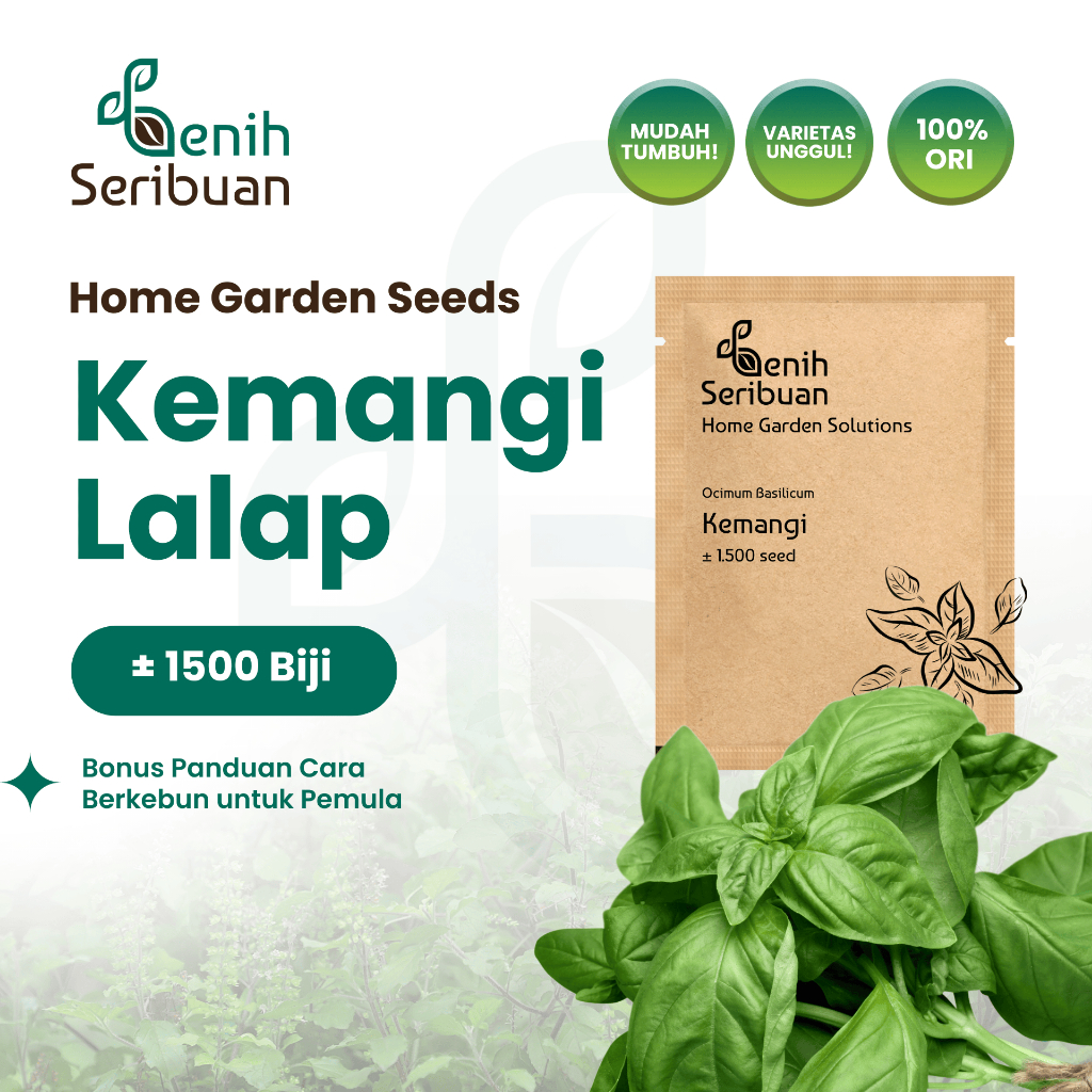 Jual Benih Seribuan - Benih Sayuran Kemangi Unggul | Shopee Indonesia