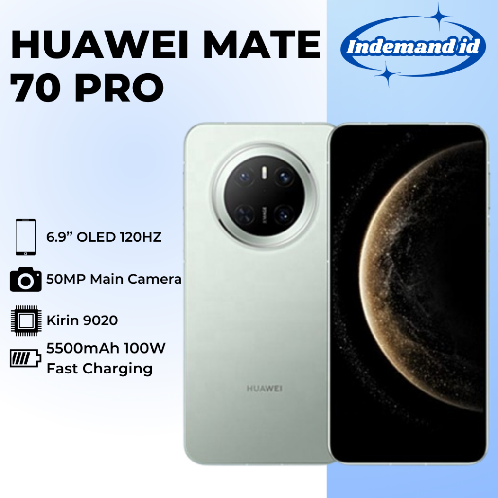 Jual Huawei Mate 70 Pro 5G 6.9 "OLED 2832*1316 120Hz Kirin 9020 octa ...