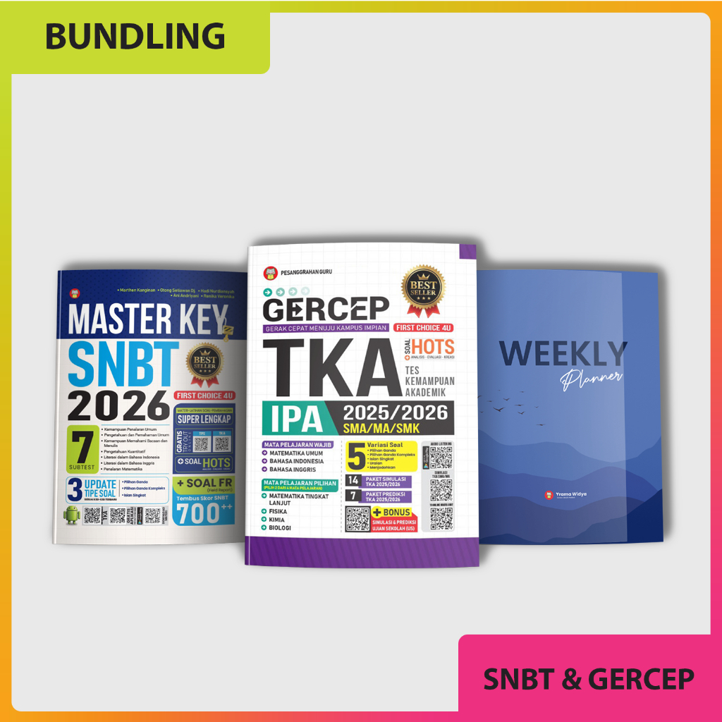 Jual Paket AMBIS PTN – Bundling Buku Master Key SNBT 2026 + Gercep TKA ...