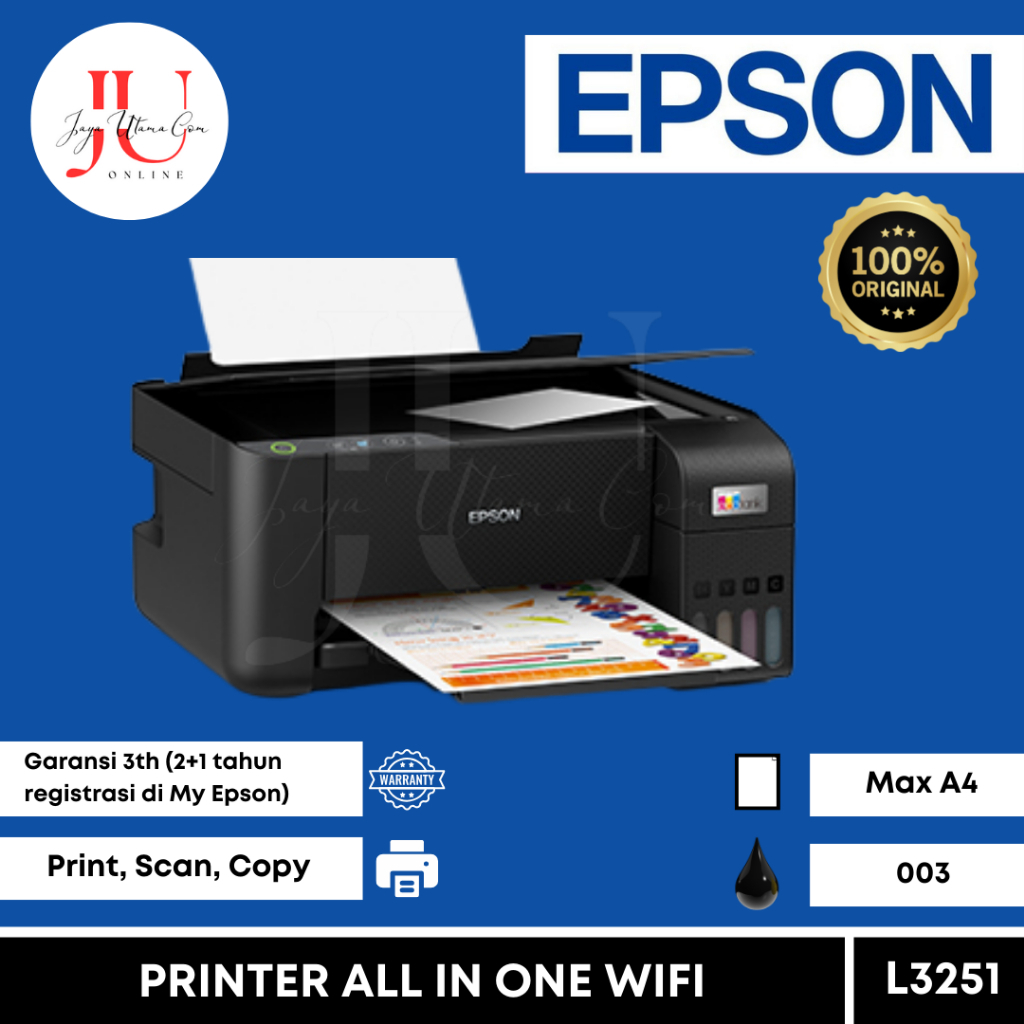 Jual Printer Epson L3251 Ink Tank Wi-Fi All in One – Print Scan Copy ...