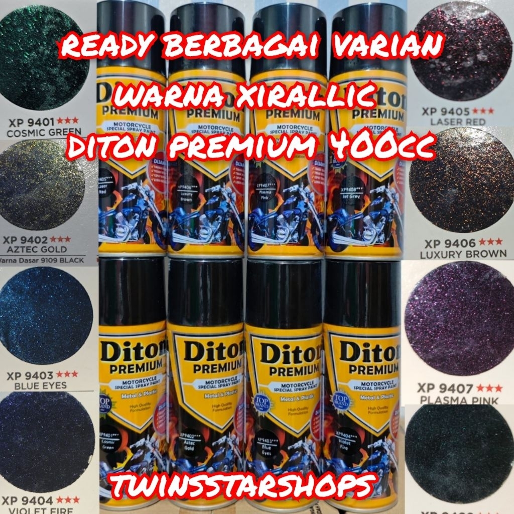 Jual Pilok Pilox Pylox Cat Diton Premium Varian Warna Xirallic Cosmic ...