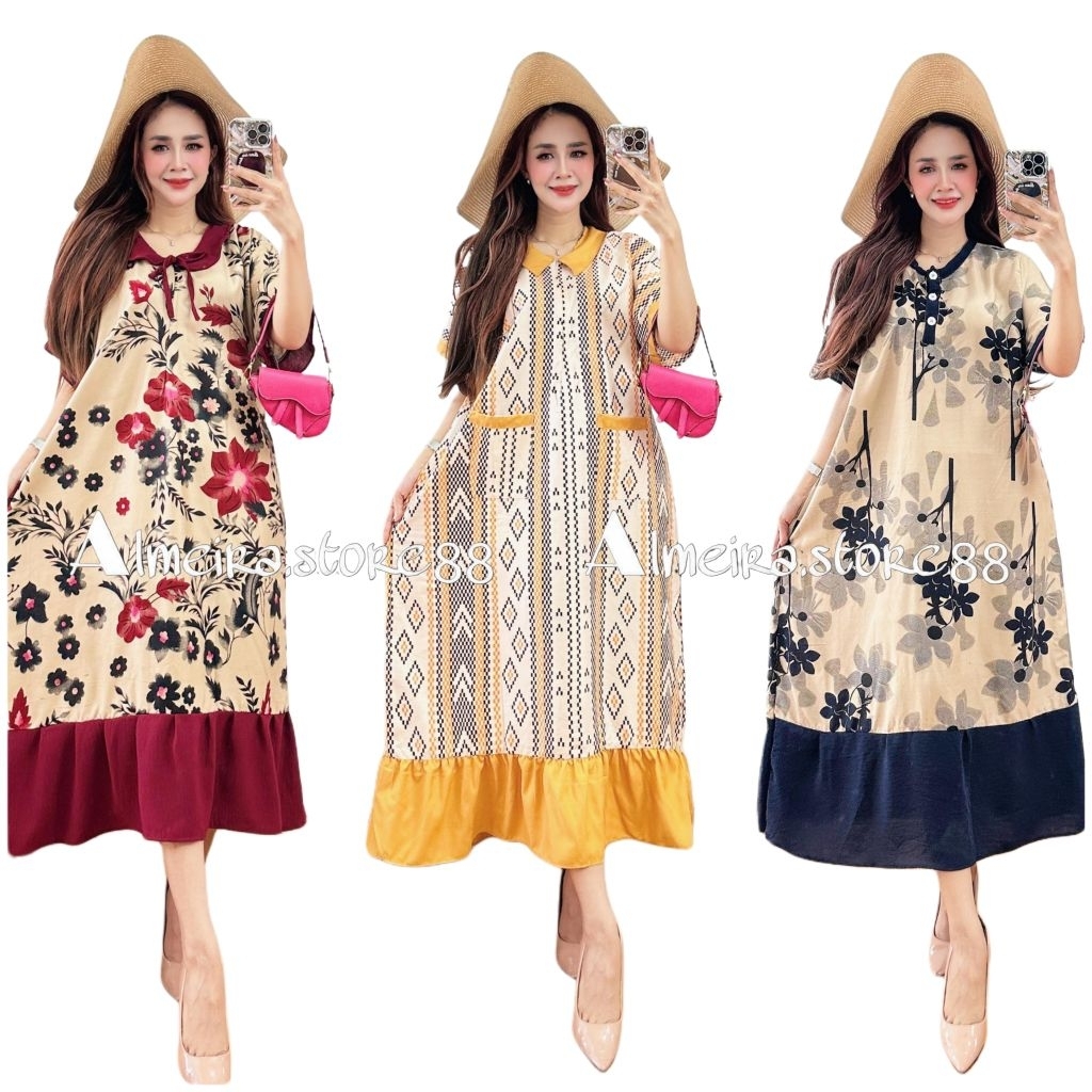 Jual DASTER PIYAMA BAHAN RAYON PREMIUM BUSUI FRIENDLY | Shopee Indonesia