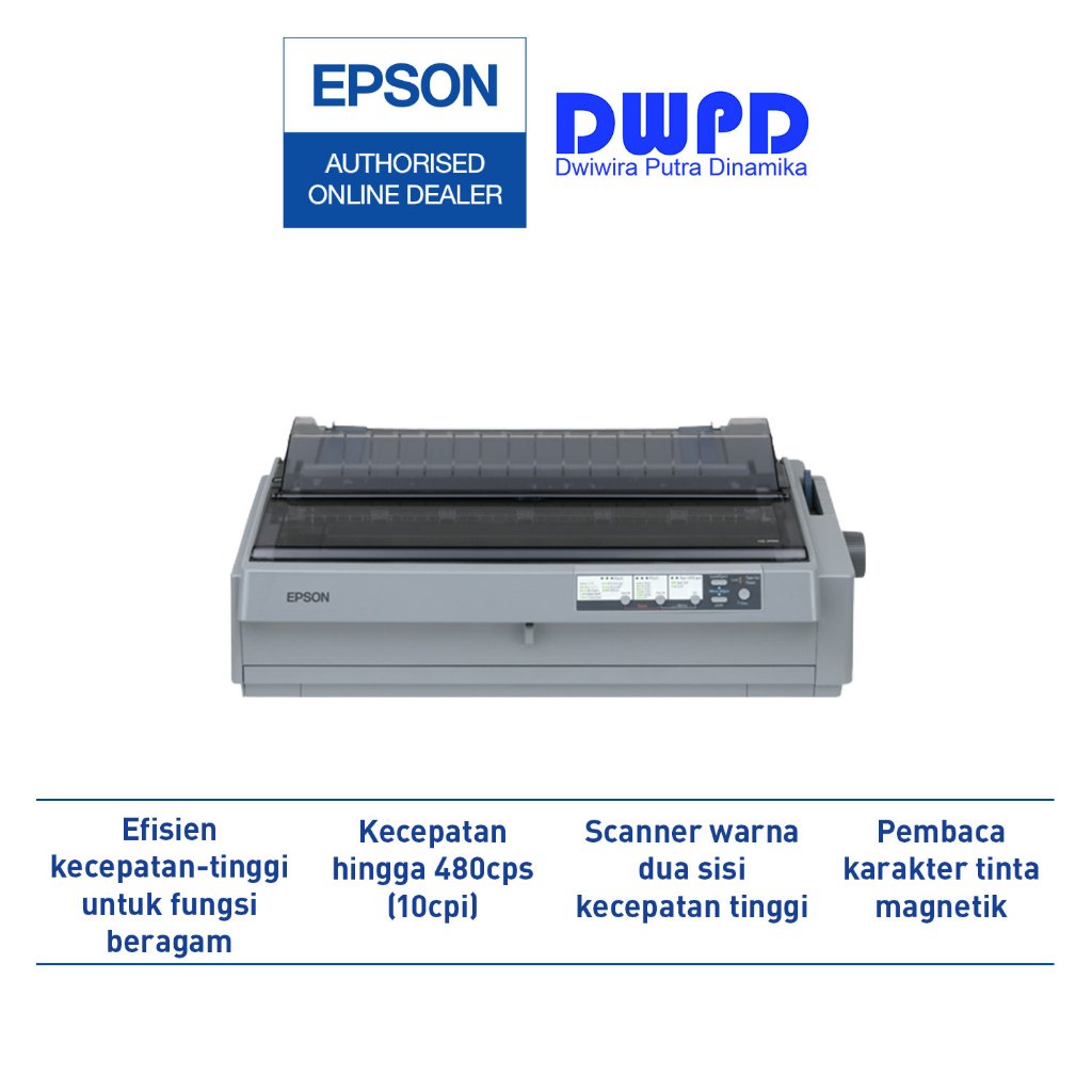 Jual EPSON Printer LQ-2190 LQ2190 A3 Dot Matrix 24pin | Shopee Indonesia