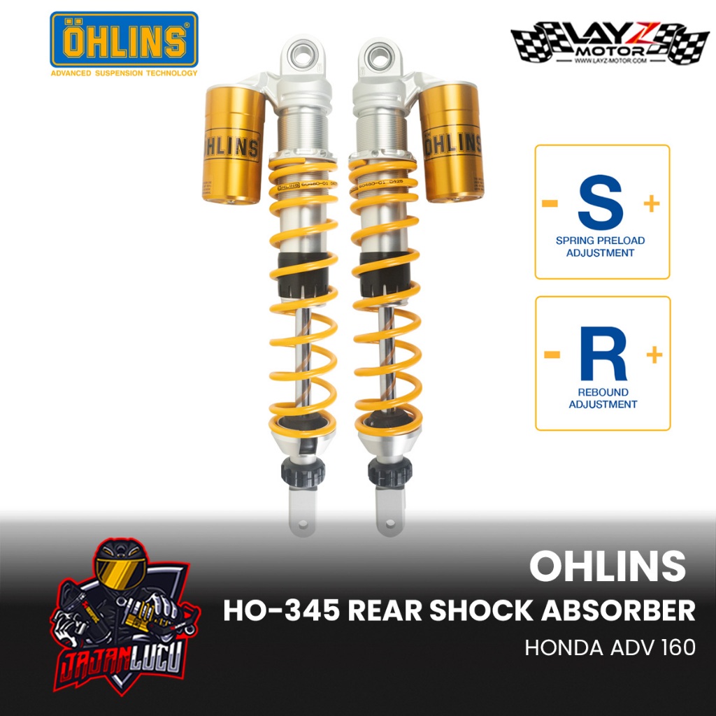Jual Ohlins Ho-345 Honda ADV 160 Shockbreaker Belakang | Shopee Indonesia