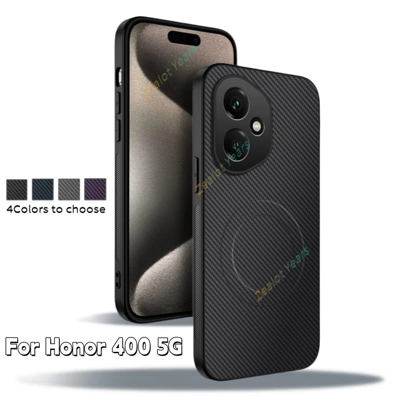 Jual ZANETA - CASING HP HONOR 400 5G SILIKON MOTIF CARBON RING MAGSAVE ...