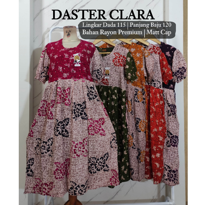 Jual Paket Usaha Daster Clara Busui Batik Cap Aan Rayon Premium Tebal ...