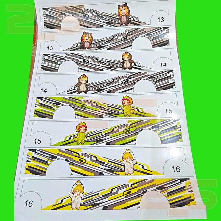 Jual Stiker Livery Anime Miniatur Bus Part 2 Bahan Vinyl Laminasi ...