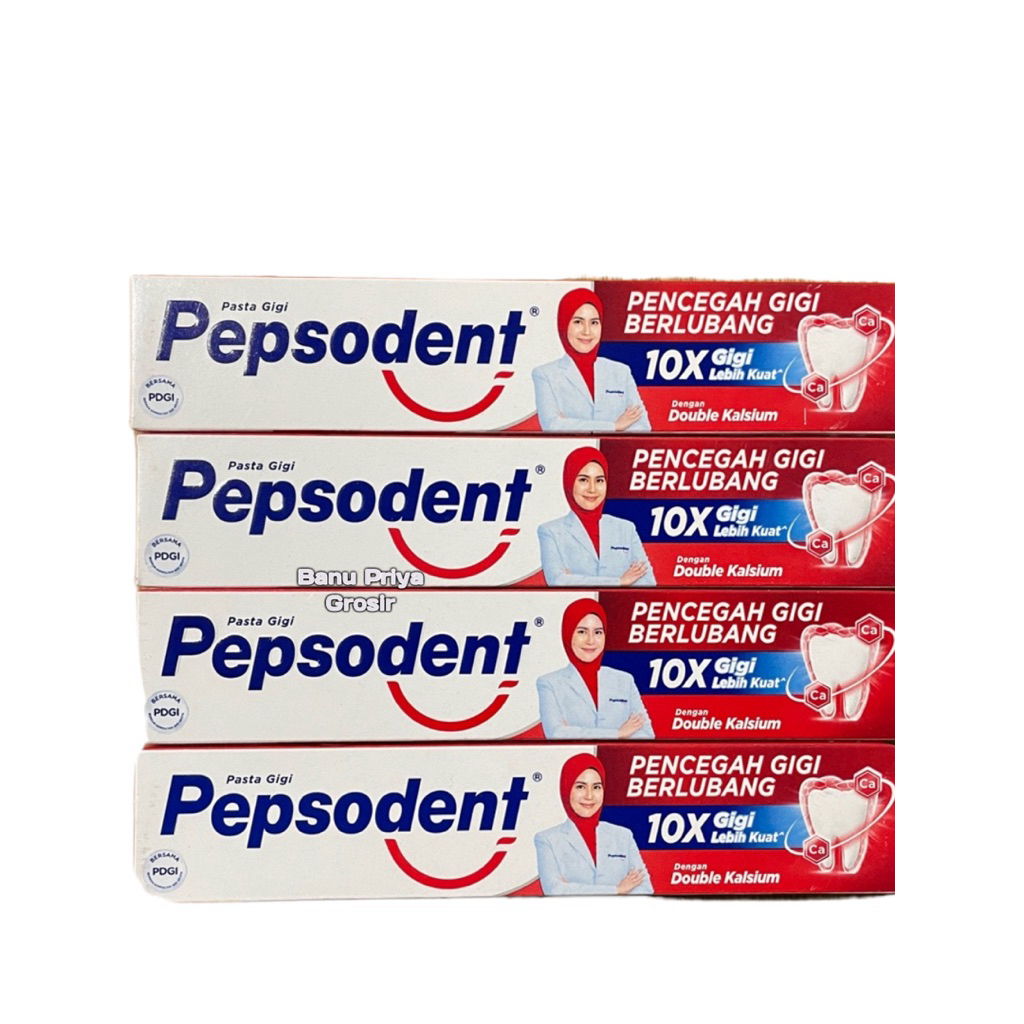 Jual ( 4 PCS )Pepsodent Pasta Gigi 72G || Pepsodent Strong 75+15g ...