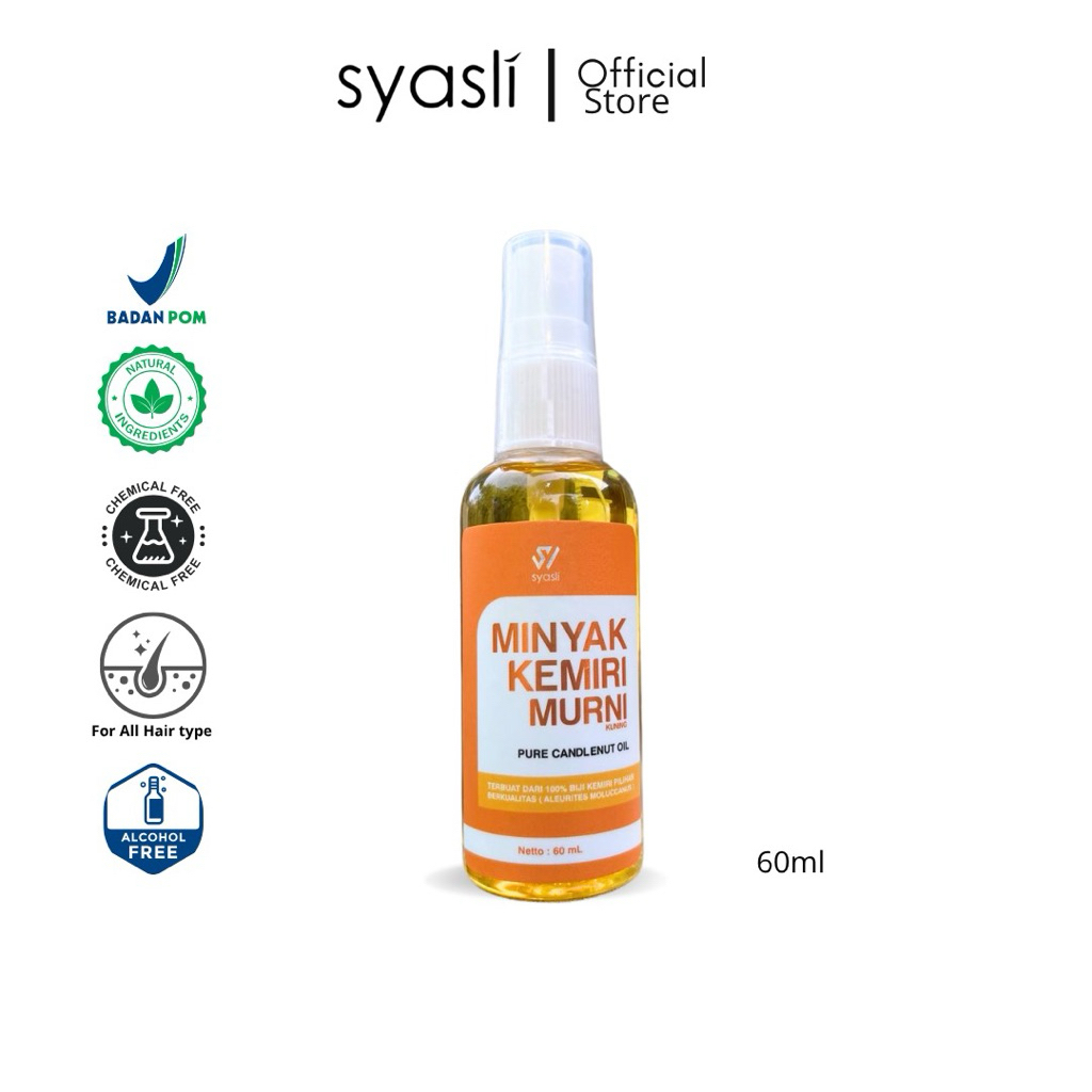 Jual 60ml | Minyak Kemiri Asli Untuk Rambut RONTOK | penumbuh rambut ...