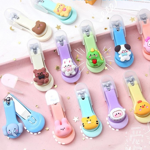 Jual [PGATK] Gunting Kuku Mini Aesthetic | Pemotong Kuku Karakter Lucu ...