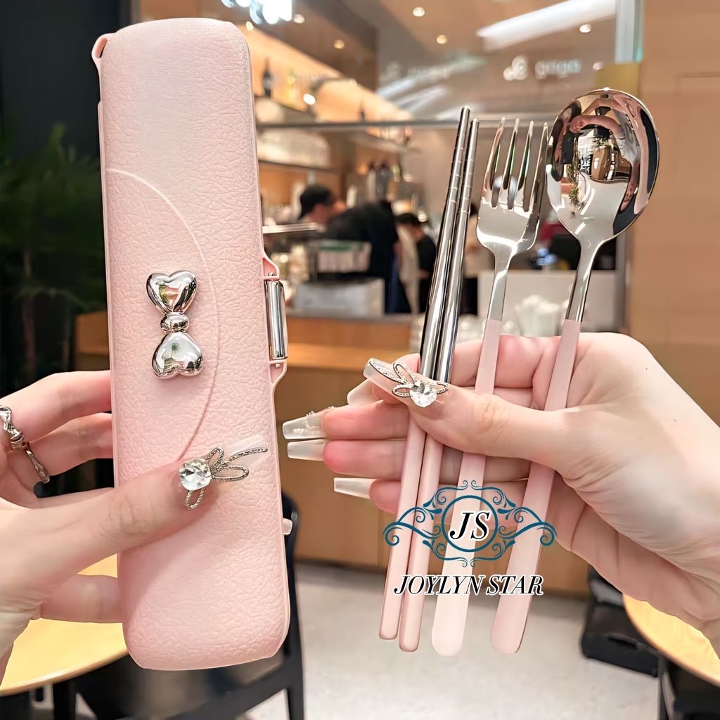 Jual Sendok Set Korea Alat Makan Sendok Garpu Sumpit Set Elegant dengan ...