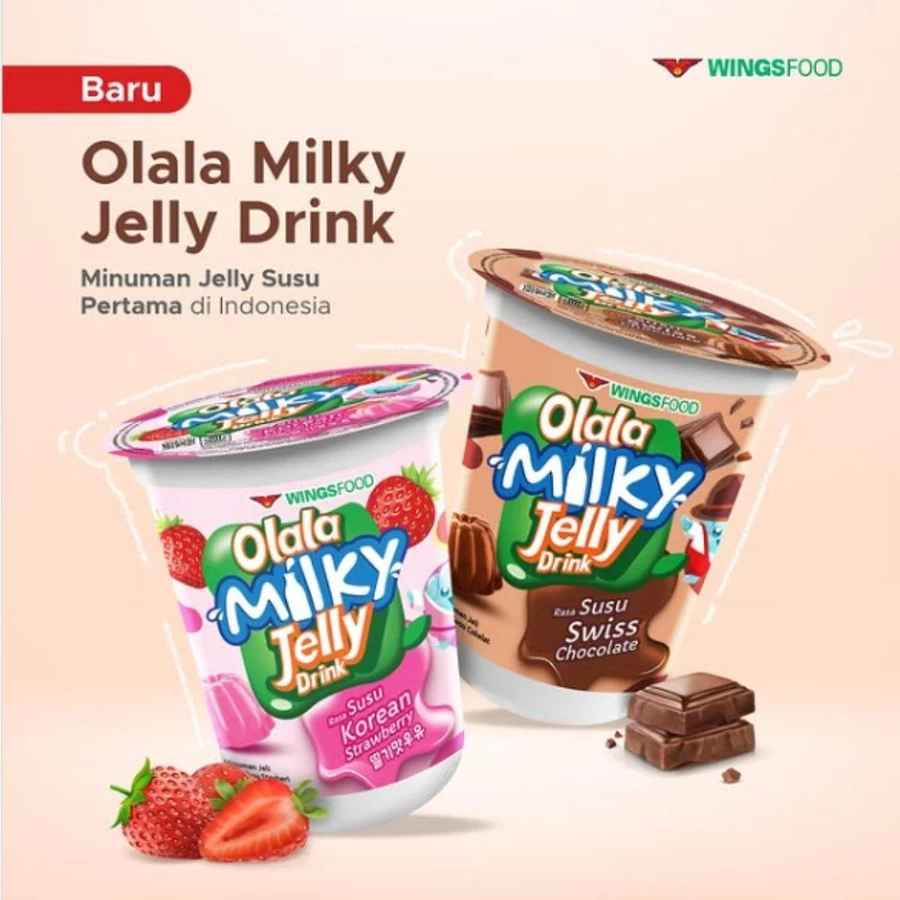 Jual Minuman Olala Milky Jelly Drink Rasa Susu Swiss Chocolate Kemasan ...