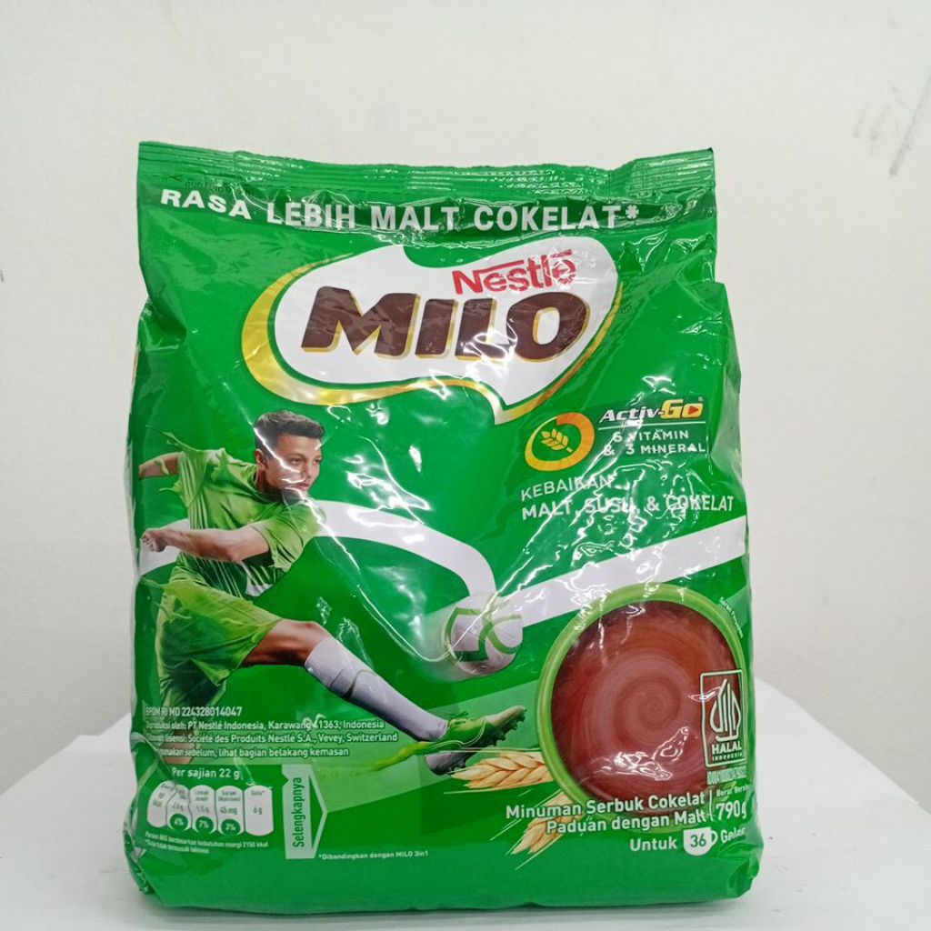 Jual Milo Active Go - Susu bubuk Coklat 790g | Shopee Indonesia