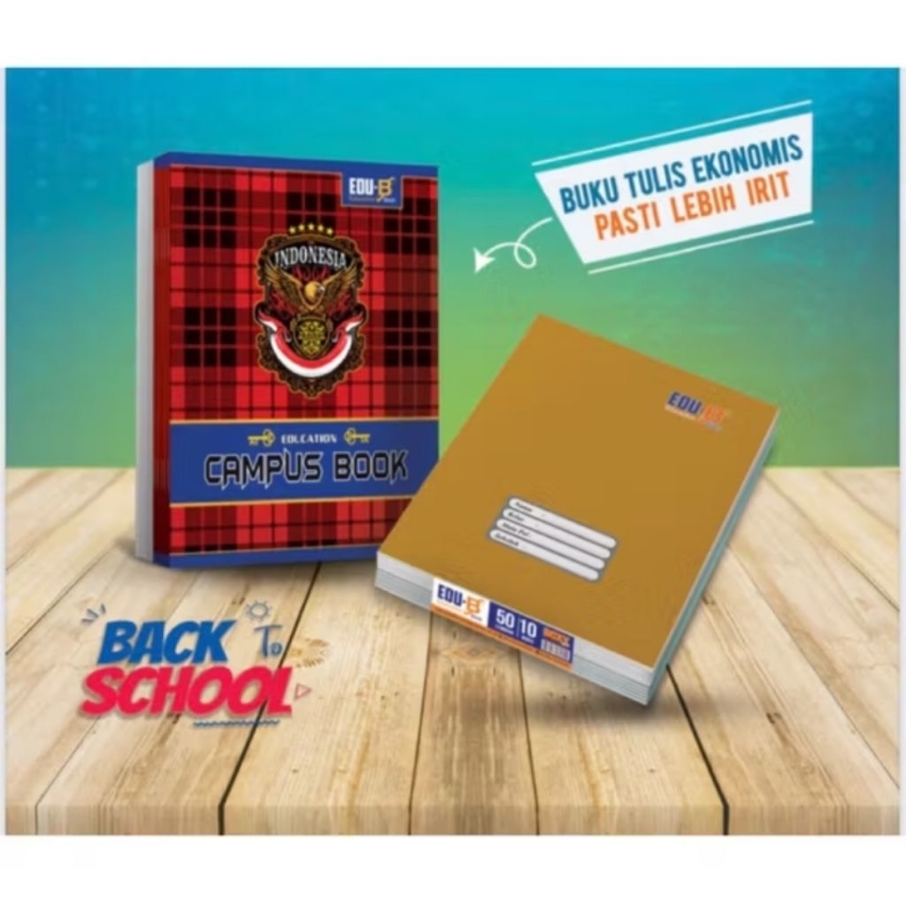 Jual BUKU TULIS KUARTO CAMPUS 38 / BUKU TULIS KRAFT 38 / BUKU TULIS ...