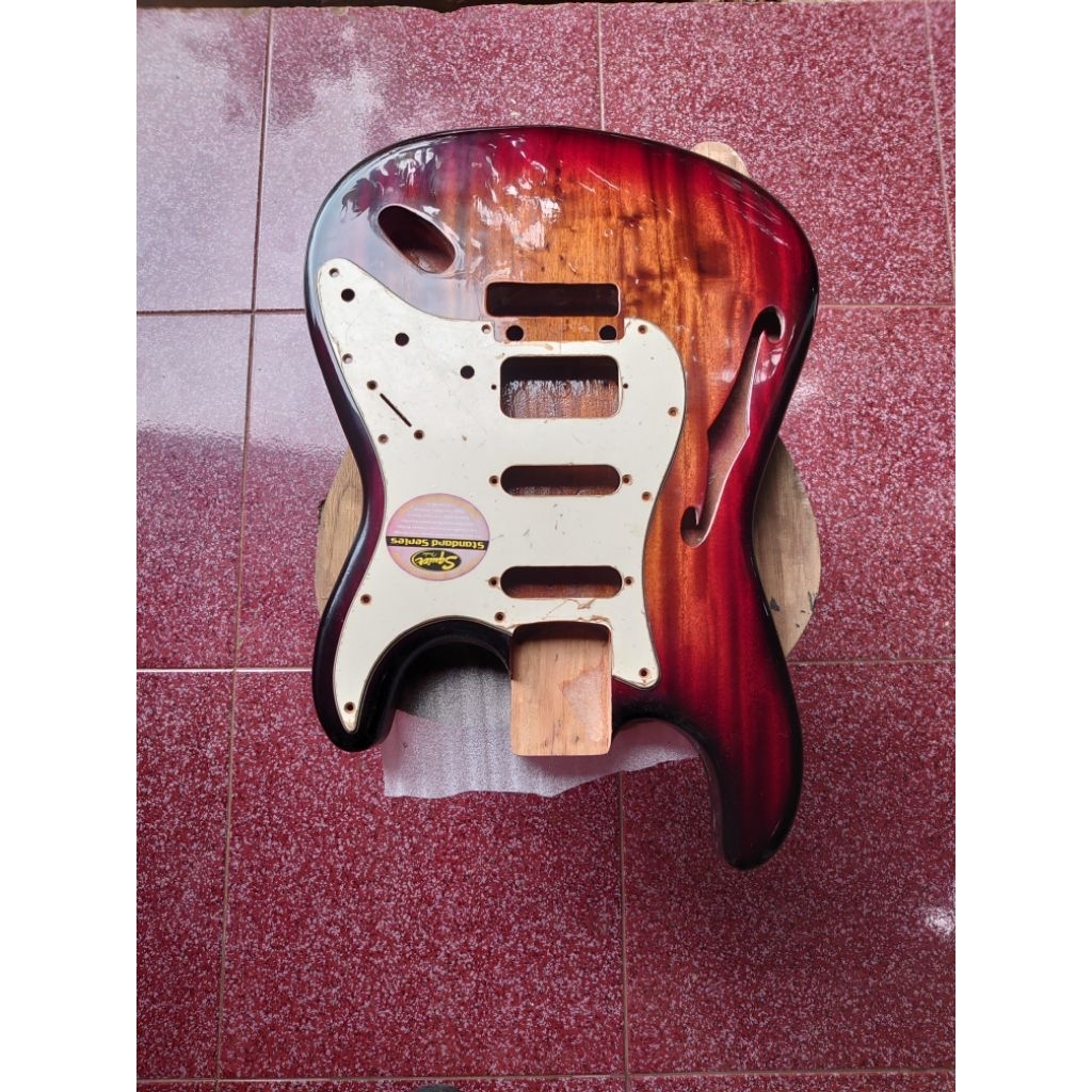 Jual Body Gitar Stratocaster Thinline | Shopee Indonesia