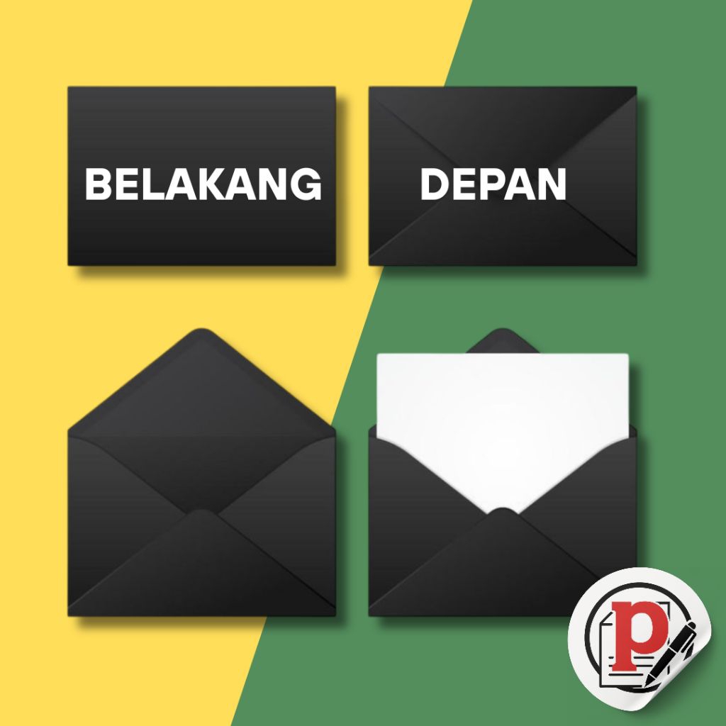 Jual AMPLOP KONDANGAN / AMPLOP ESTETIK / AMPLOP HITAM TEBAL / AMPLOP A5 ...