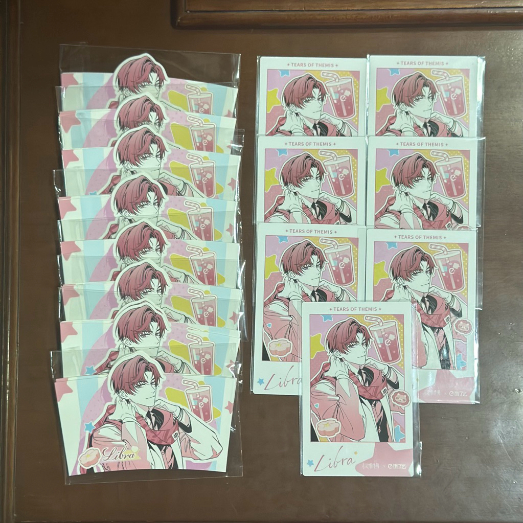 Jual OFFICIAL [Tears of Themis x Eleme] Artem Wing Polaroid & Cupsleeve ...