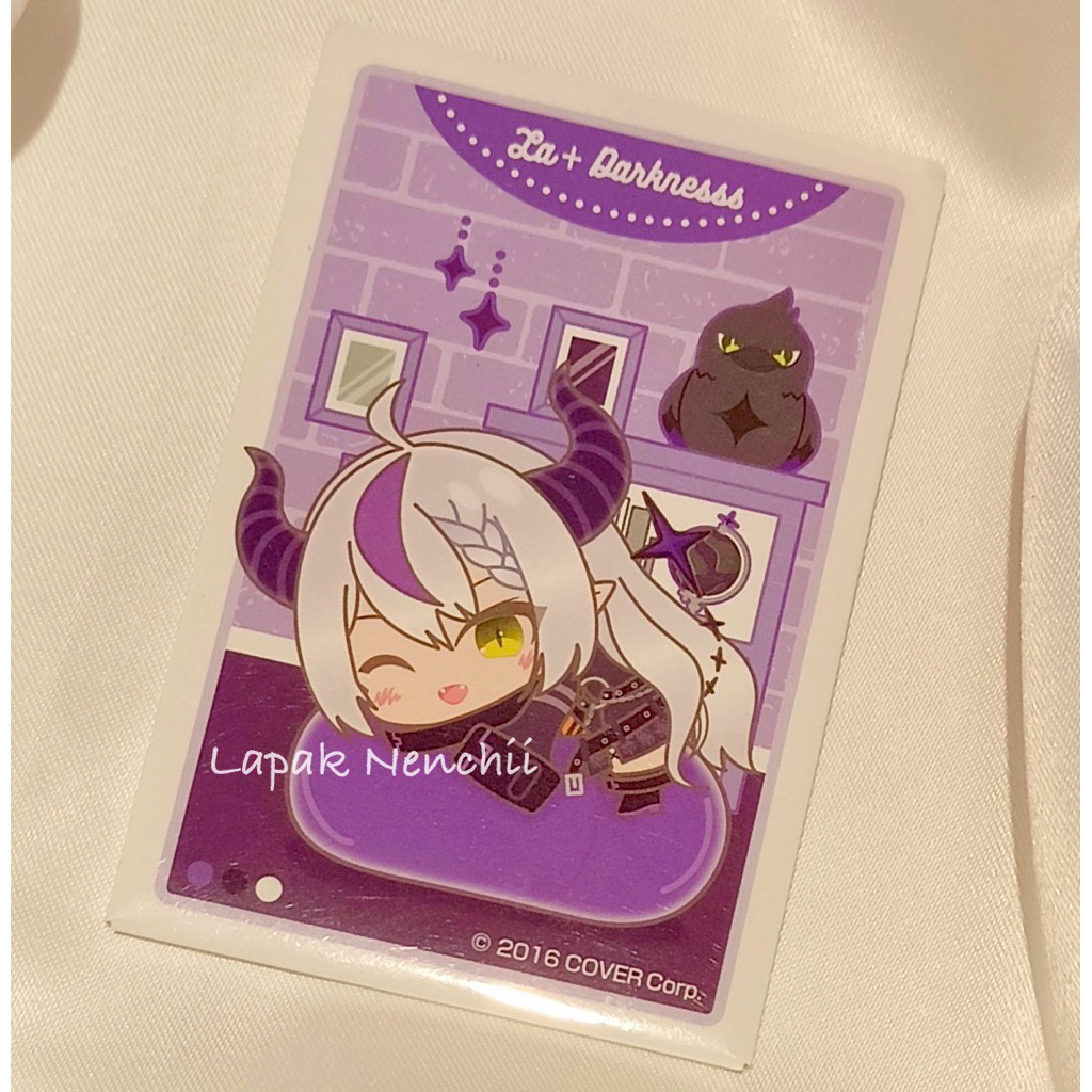 Jual Official Merch Pin Badge Vtuber Hololive La+ Darkness | Shopee ...